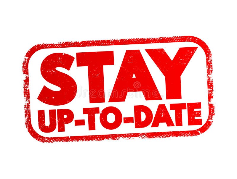 Stay Up To Date Stock Illustrations – 131 Stay Up To Date Stock ...