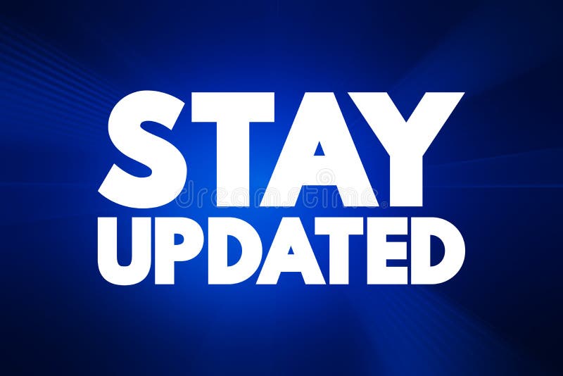 Stay Updated Stock Illustrations – 118 Stay Updated Stock Illustrations ...