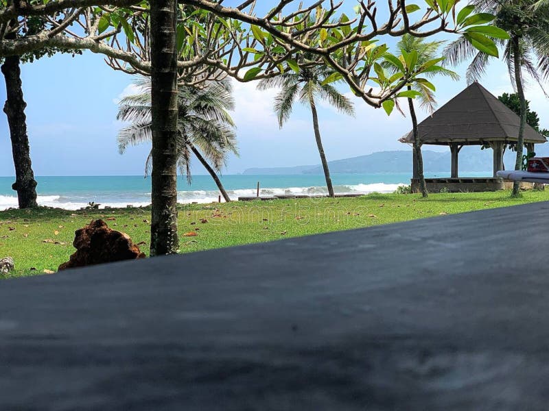 Staycation on the Beach Private Stock Photo - Image of private ...