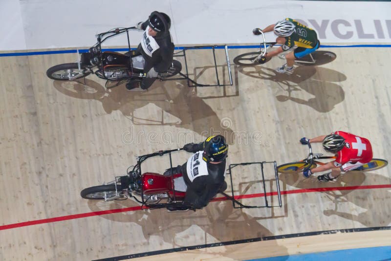 Stayer Race at Sixday-Nights Zuerich 2011 Editorial Photography - Image ...