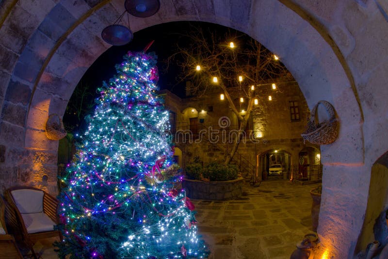 A Cave Hotel in Cappadocia, Turkey Stock Photo - Image of thailand ...