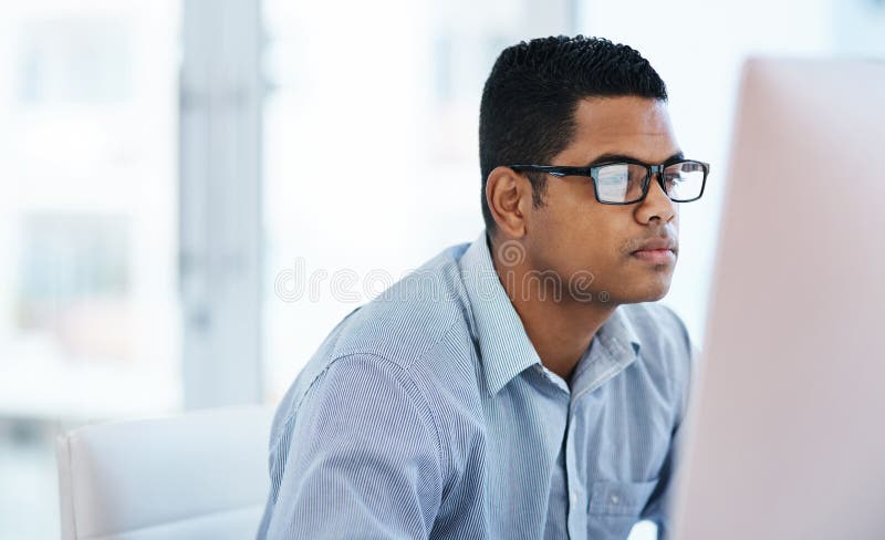 Staying Right at the Tip of Advancements in Tech. a Young Businessman ...