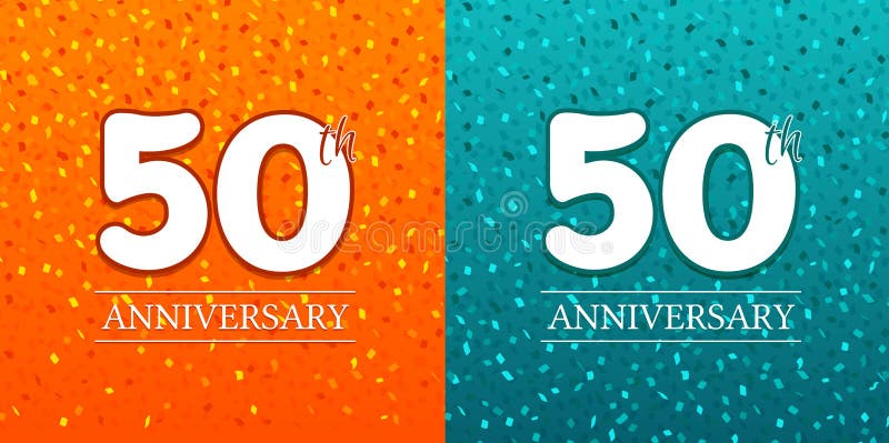 50ste Verjaardagsachtergrond - 50 Jaar Vierings Verjaardagseps10 Vector ...