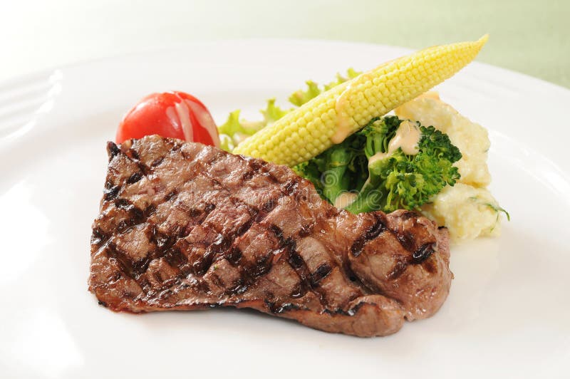 Steak stock image. Image of mouth, calorie, restaurant - 7542275