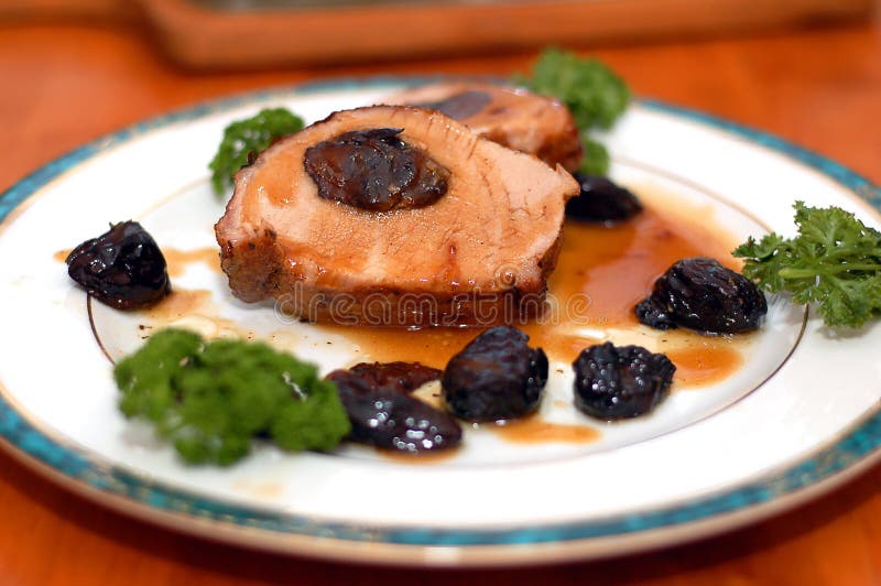 Steak stock photo. Image of appetizing, sauce, garnish - 3913764