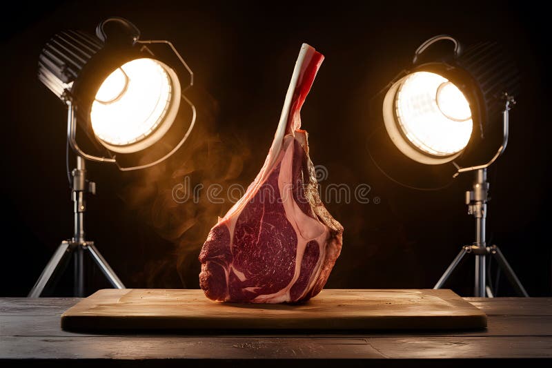 Steak Beautifully Illuminated in a Studio Light Setting Stock ... Steak Beautifully Illuminated in a Studio Light Setting Stock ...