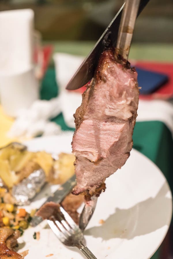 Steak brazillian style stock photo. Image of churrasco - 94006758