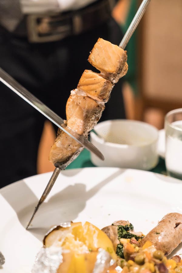 Steak brazillian style stock image. Image of american - 94006807