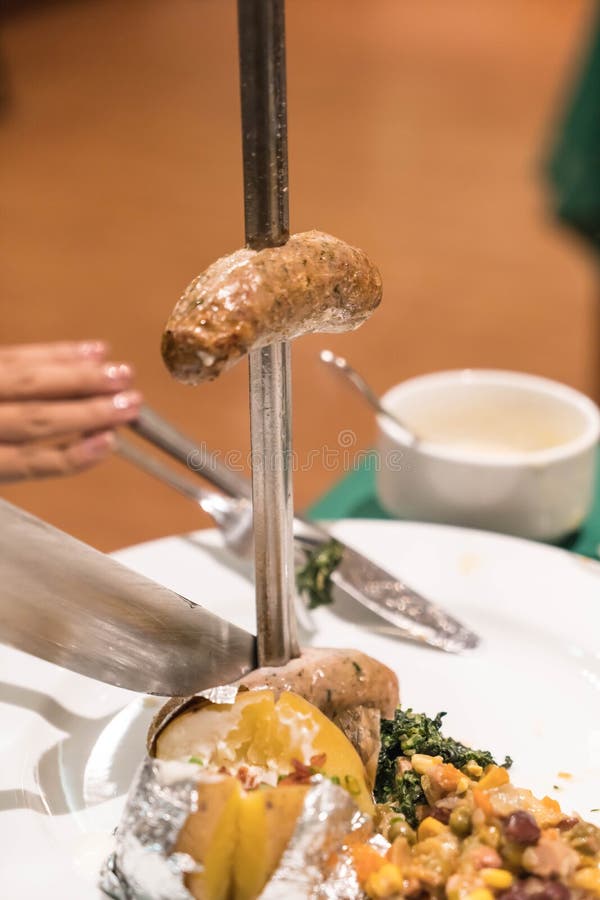 Steak brazillian style stock photo. Image of carb, salmon - 96675930