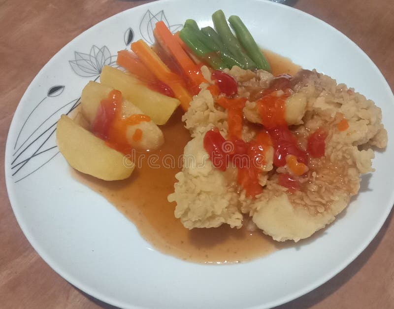 Steak chicken crispy stock image. Image of plant, produce - 221581893