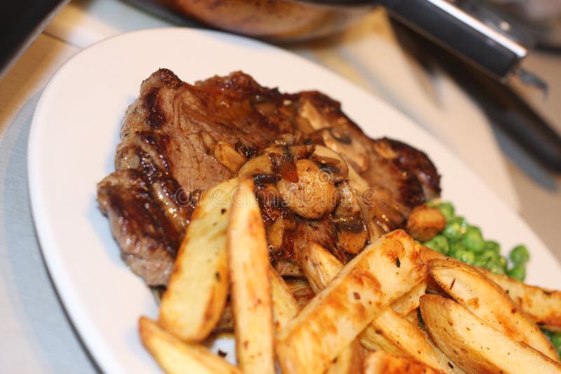 Sweetheart Ribeye Steak stock photo. Image of dinner - 66974672