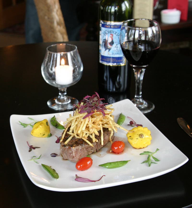 Steak dinner stock photo. Image of meat, bovine, cholesterol - 21409868