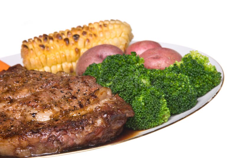 Steak dinner stock photo. Image of meal, summer, filet - 5221348