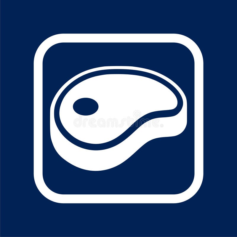 Steak icon - Illustration stock illustration. Illustration of cooking ...