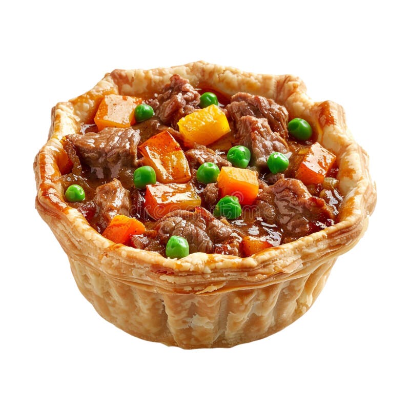 Steak and Kidney Pie on Transparent Background - Ai Generated Stock ...
