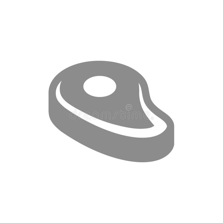 Steak vector icon stock vector. Illustration of beef - 346924980