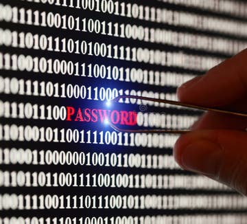 Stealin password stock image. Image of binary, privacy - 118985387