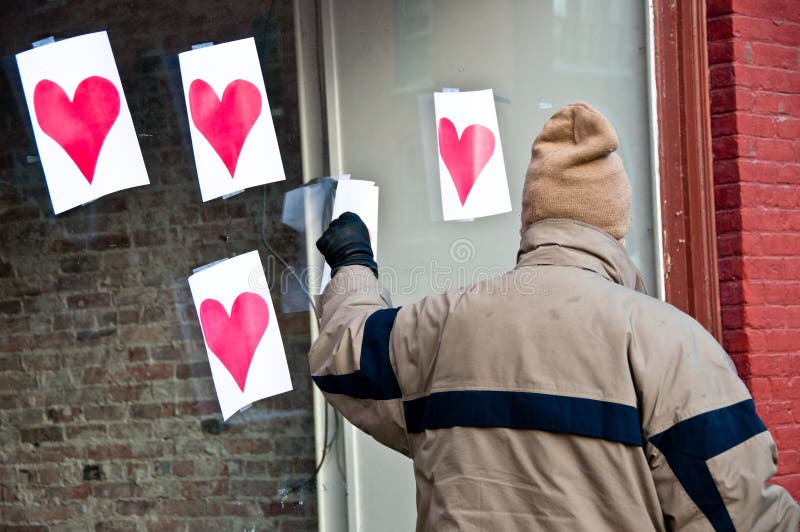 Stealing Hearts on Valentine S Day Editorial Stock Photo - Image of ...