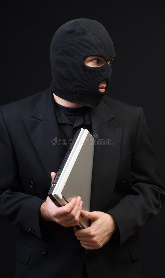 Stealing Office Equipment stock image. Image of convict - 8153437