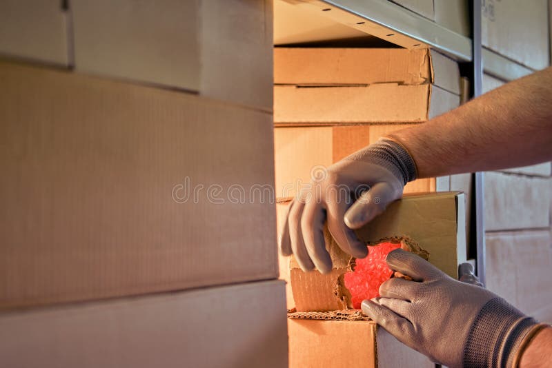 Stealing Parcels and Damaging the Packaging of Goods in the Warehouse ...