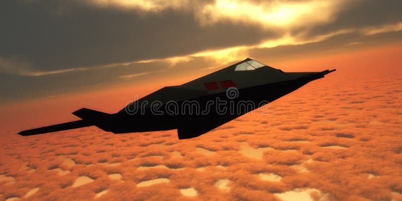 F-117 Stealth Fighter stock image. Image of absorb, nighthawk - 2912043