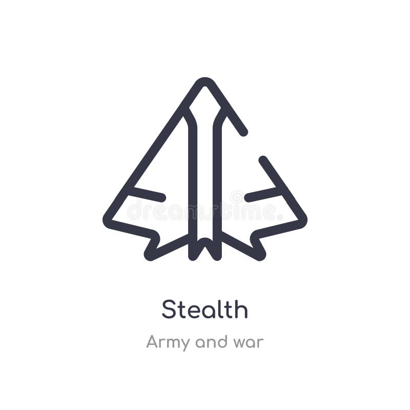 B-2 Stealth Bomber Vector Illustration Stock Vector - Illustration of ...