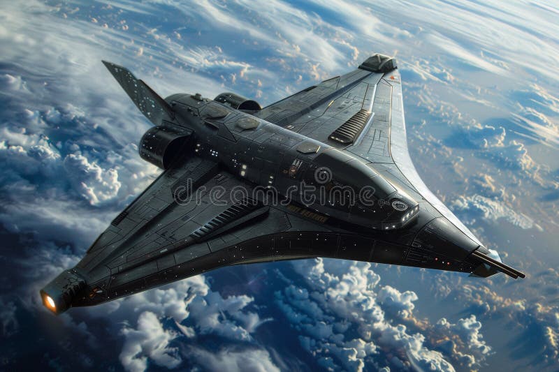 A Stealth Spacecraft on a Reconnaissance Mission in Enemy Territory ...