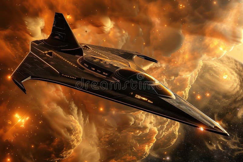 A Stealth Spacecraft on a Reconnaissance Mission in Enemy Territory ...