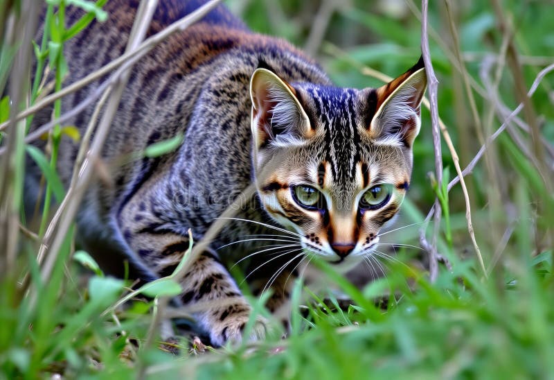 Stalking Cat Stock Illustrations – 2,798 Stalking Cat Stock ...