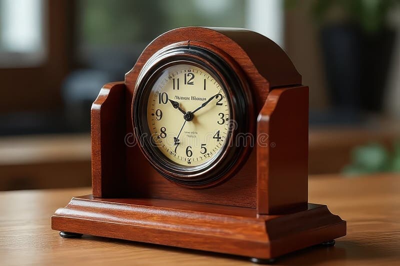 Stealthy Timepiece with Disguised Storage Compartment Desk Clock Stock ...