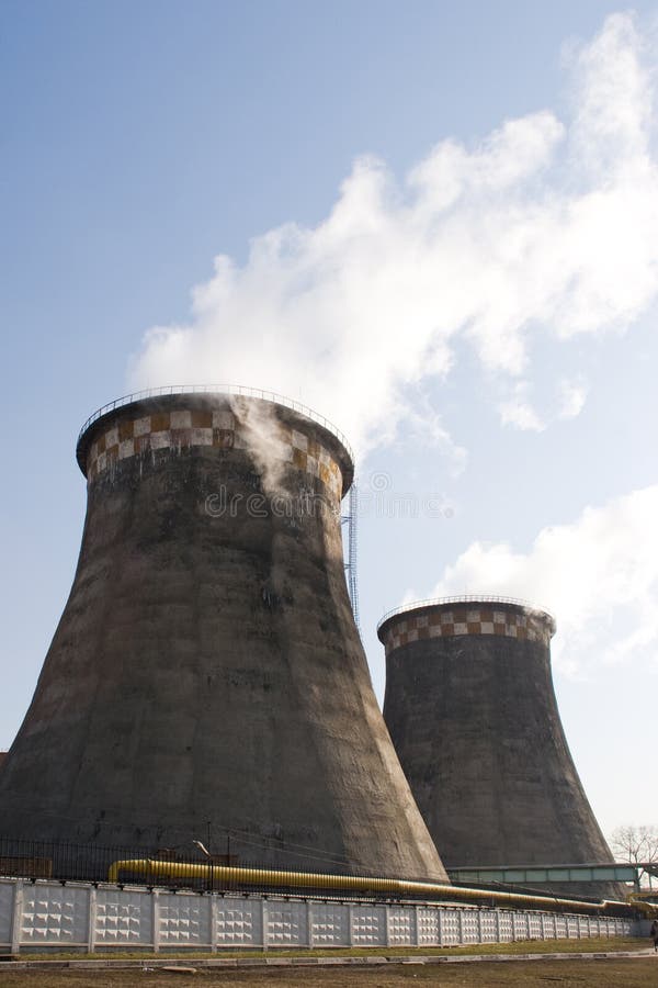Steam stock image. Image of exhaust, nuclear, pump, factory - 9549673