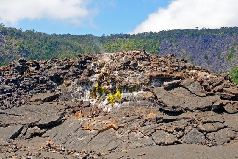 Steam from an Active Volcanic Vent Stock Image - Image of hawaii ...