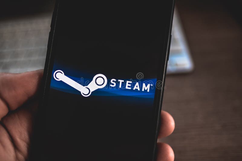 Steam App Logo on the Smartphone Screen. Editorial Stock Photo - Image ...