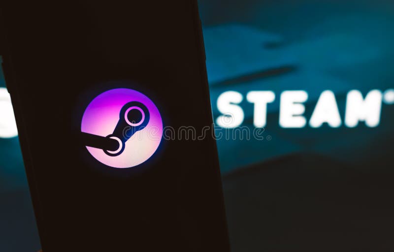 Steam App Logo on the Smartphone Screen. Editorial Photography ...