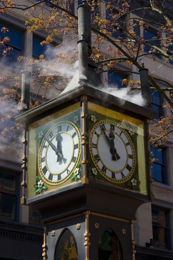 Steam Clock stock photo. Image of attraction, steam, retro - 13094684