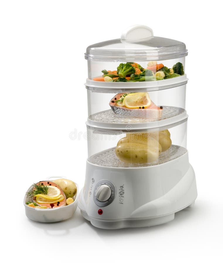 Steam cooker stock image. Image of double, vegetables - 11953865