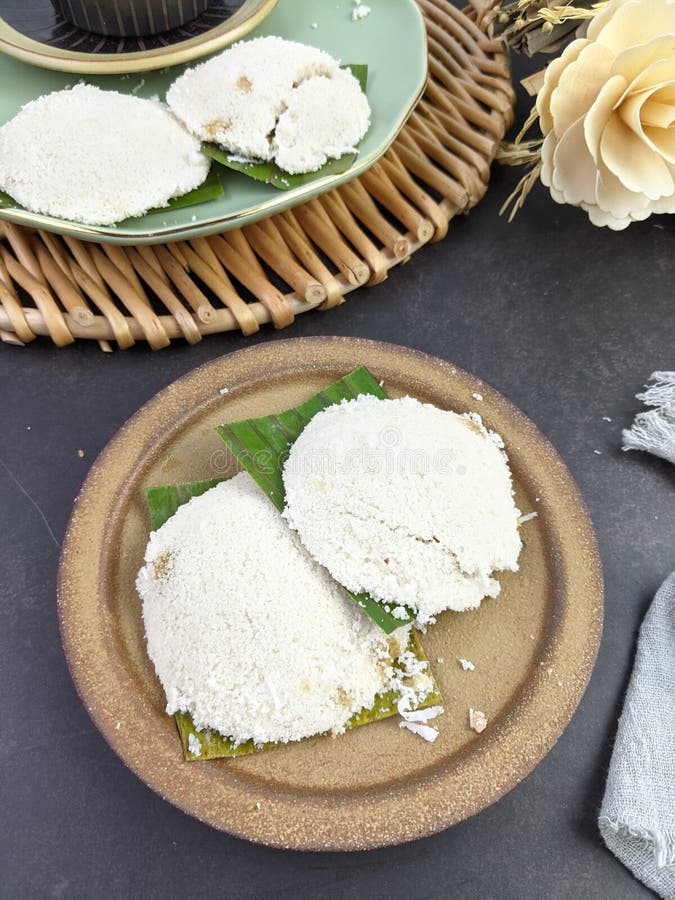 Steam Dessert Known As Putu Piring Stock Photo - Image of curry, fruit ...