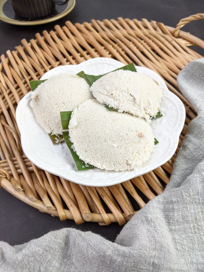 Steam Dessert Known As Putu Piring Stock Photo - Image of lunch, fruit ...