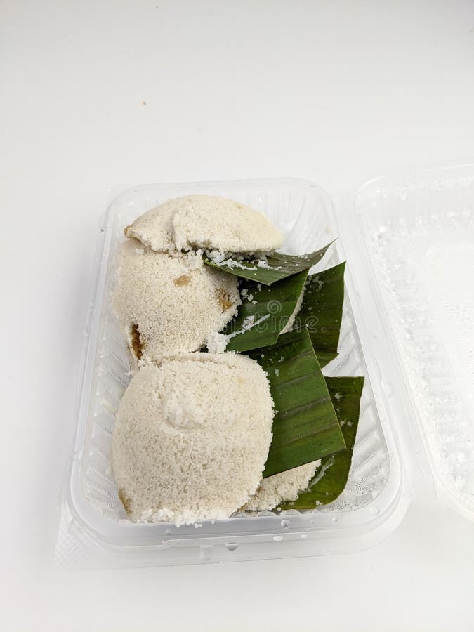 Steam Dessert Known As Putu Piring Stock Photo - Image of produce, food ...