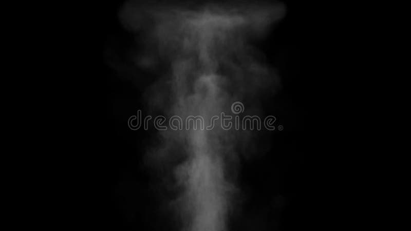 Steam Develops and Soars Up Vape. Fast Moving Smoke Billow with High ...