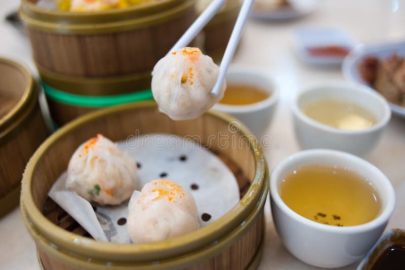 Steam dim sums stock photo. Image of dishes, chinese - 13882440