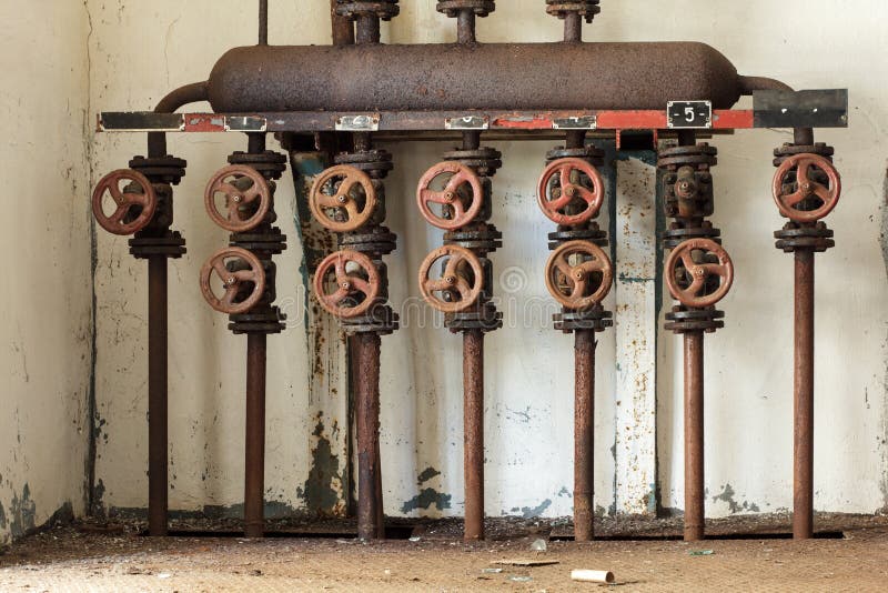Steam Distribution Manifold Stock Image - Image of steam, rusty: 54489519