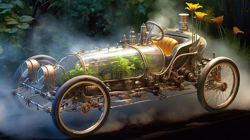 Steam Dreams: a Hyperrealistic Vintage Eco-Friendly Steam Car- AI ...