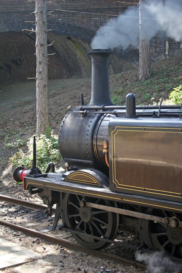 Steam Engine stock image. Image of windows, station, gravel - 15289575