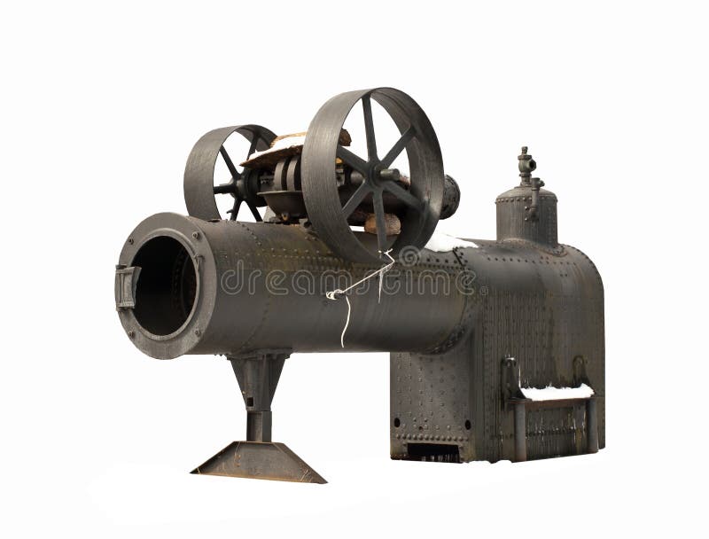 Four Cylinder Steam Engine and Boiler Stock Photo - Image of punk ...