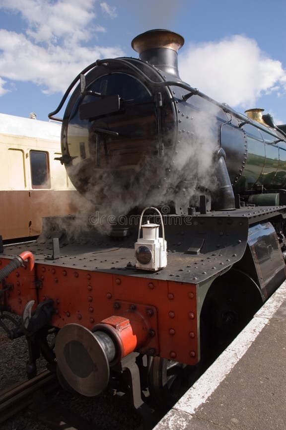 Steam engine stock image. Image of steam, retro, buffer - 6747273