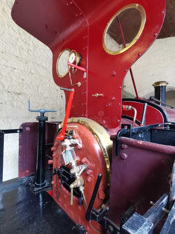 Steam Engine Boiler Plate and Controls Stock Photo - Image of iron ...