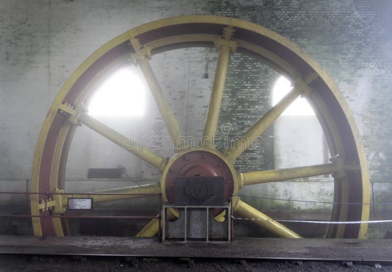 Steam Engine Funicular Wheel Stock Image - Image of brick, railway: 1335991