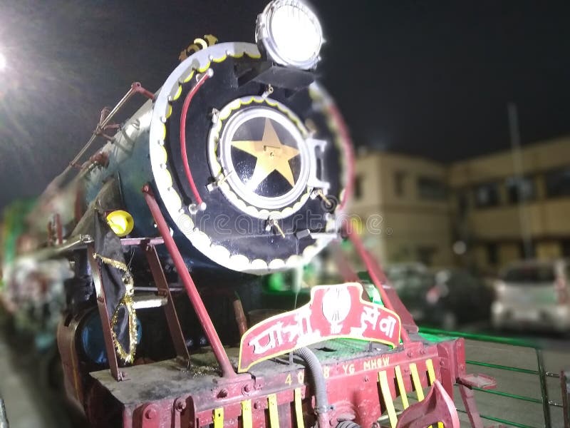 Steam Engine of Indian Railway Editorial Stock Image - Image of ...