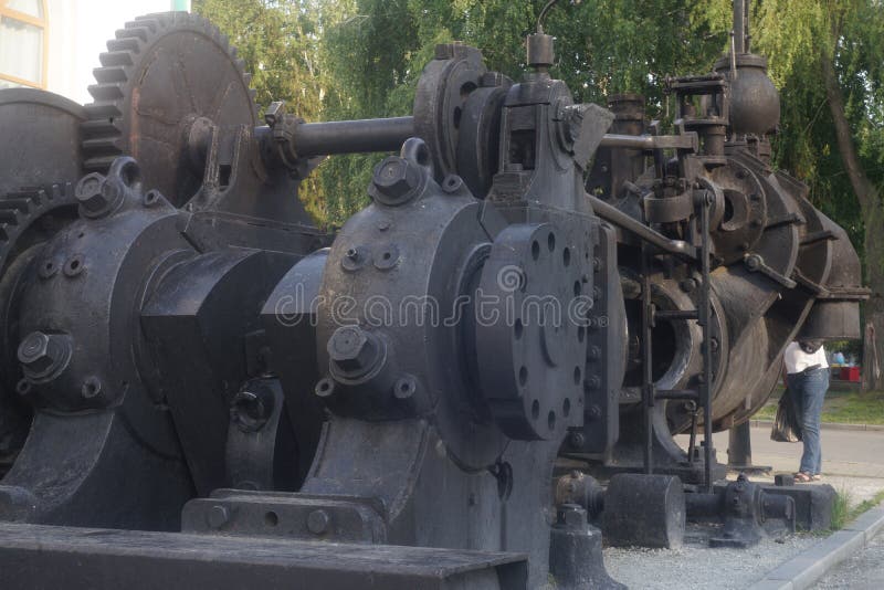 Steam Engine with Reverse. 19th Century Editorial Image - Image of ...